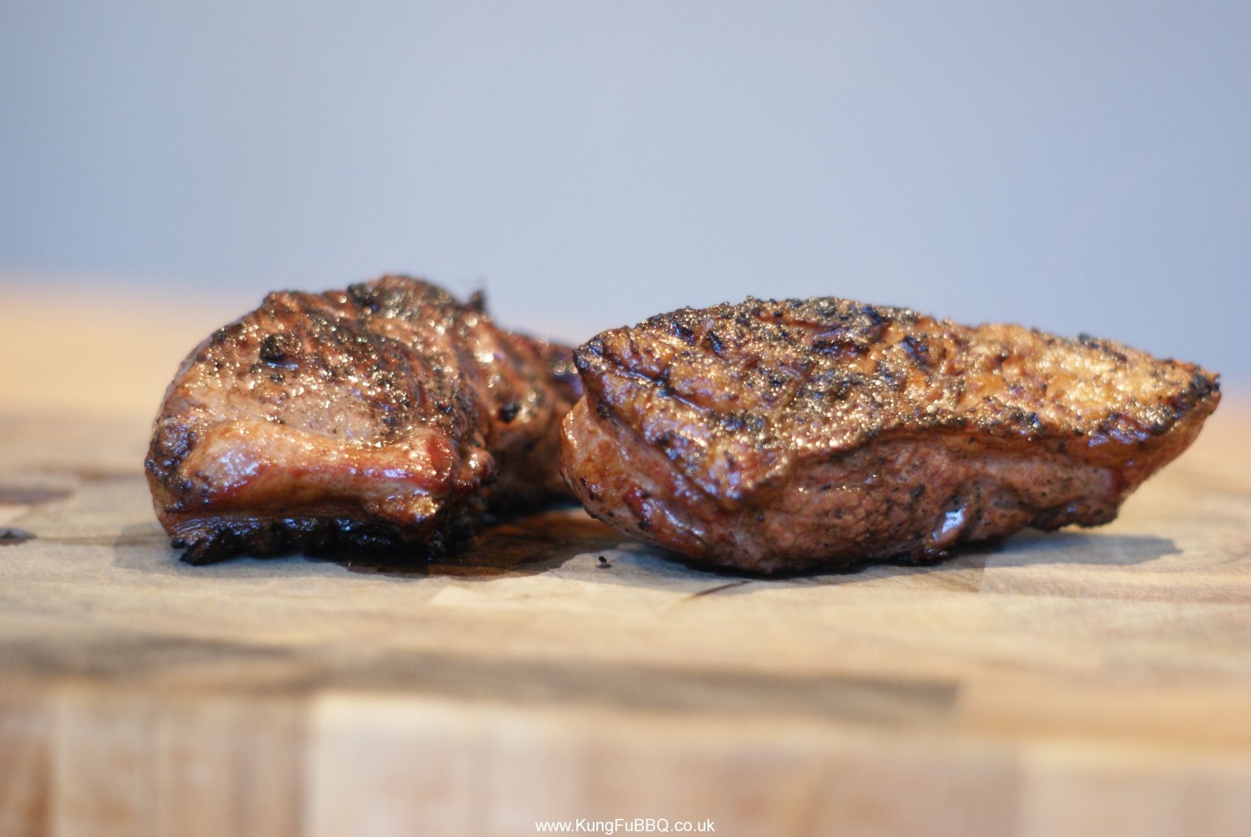 BBQ23/17: Hay Smoked Lamb Rumps - KungFuBBQ: