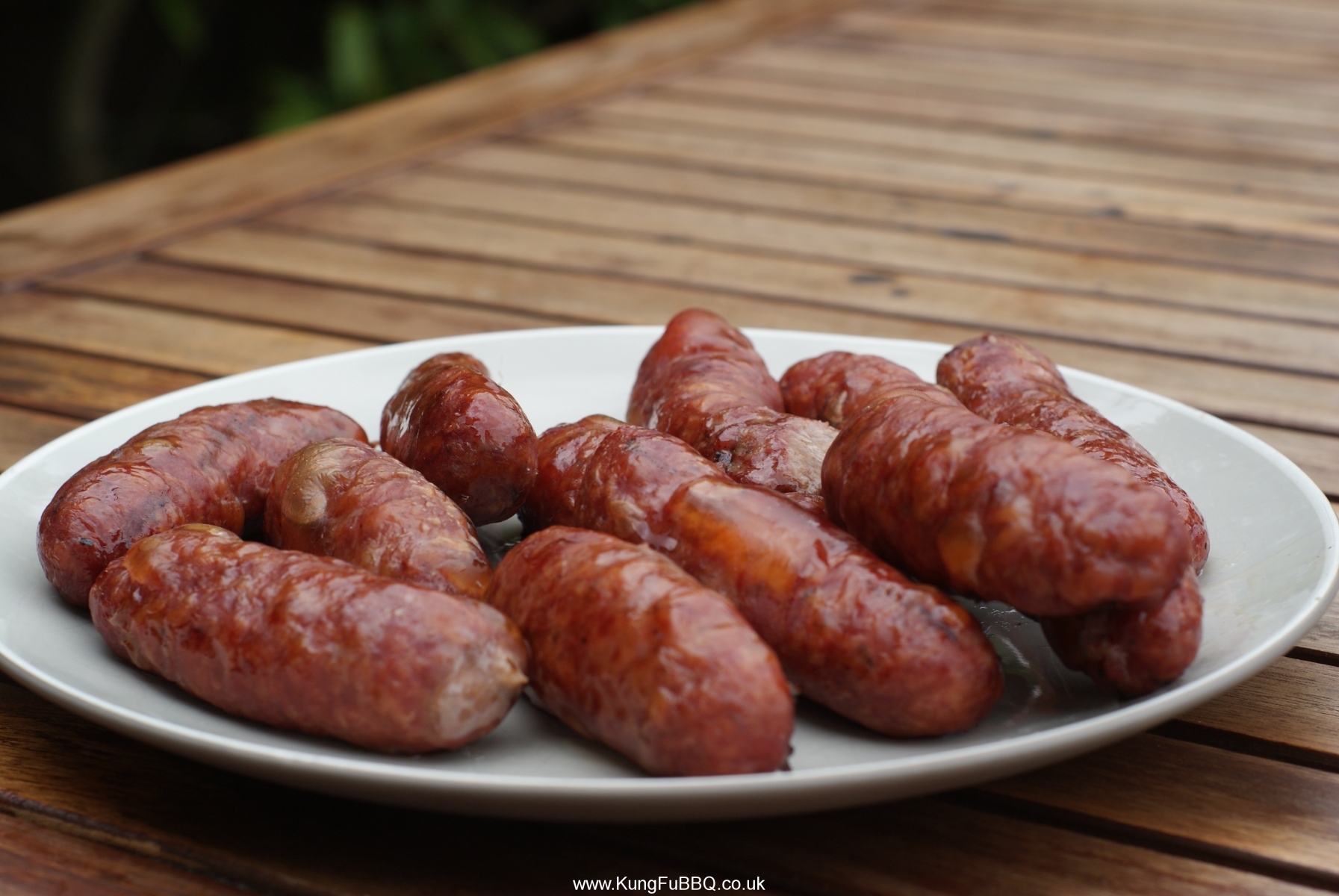 BBQ63/17: Oak Smoked Hot Links - KungFuBBQ: